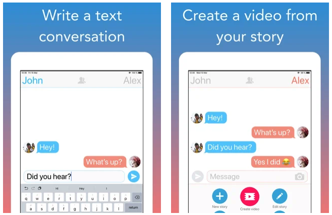 How to Make a Fake Texting Story Video