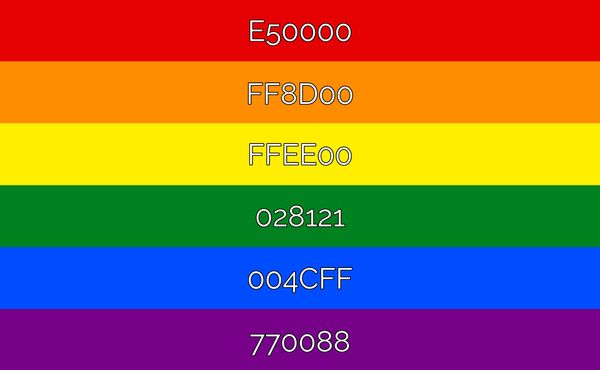 Official Pride Colors 2025: Exact Color Codes for 15 Pride Flags