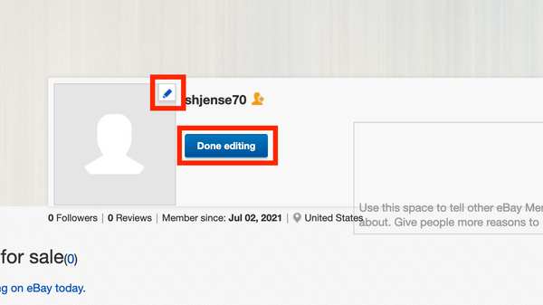 How to Create a Profile Picture for eBay