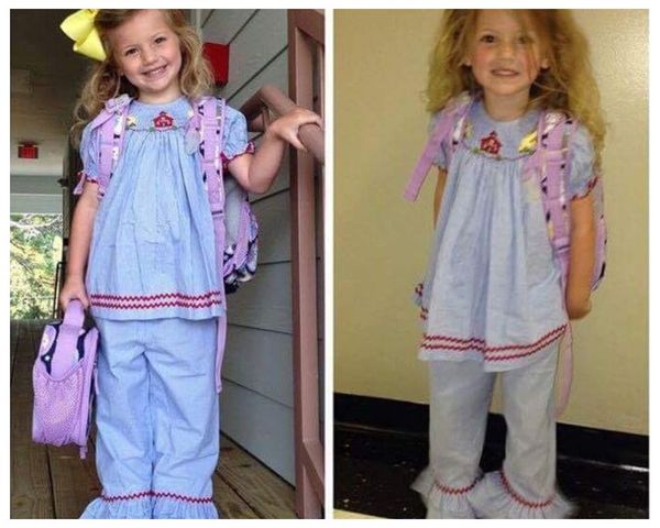 Funny Before and After First Day of School Photos