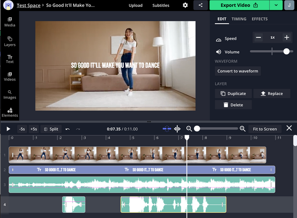 Video Sound Editor: Edit the Audio Track of Your Video for Free Online
