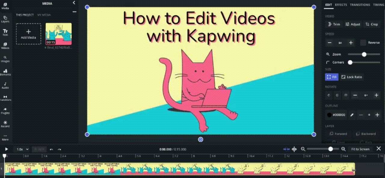 How to Edit Videos with Kapwing