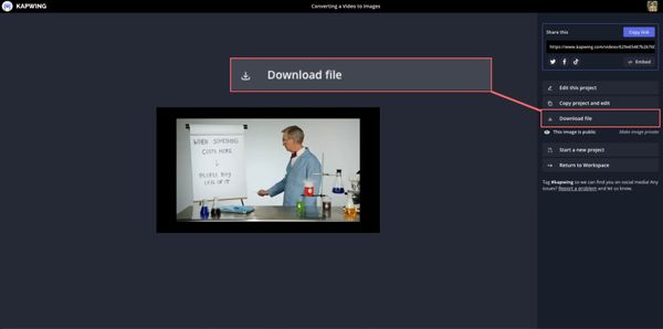 How to Convert a Video to Images