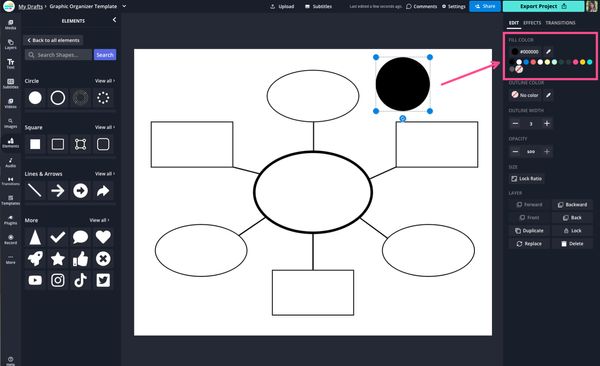 How to Make a Graphic Organizer Online (Template Included)