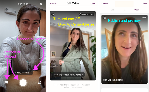 How and Why to Post a Video Prompt on Your Hinge Profile