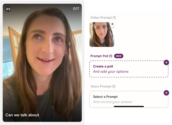 How and Why to Post a Video Prompt on Your Hinge Profile