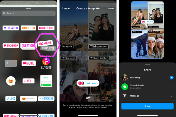 How to Make an "Add Yours" Template for Instagram